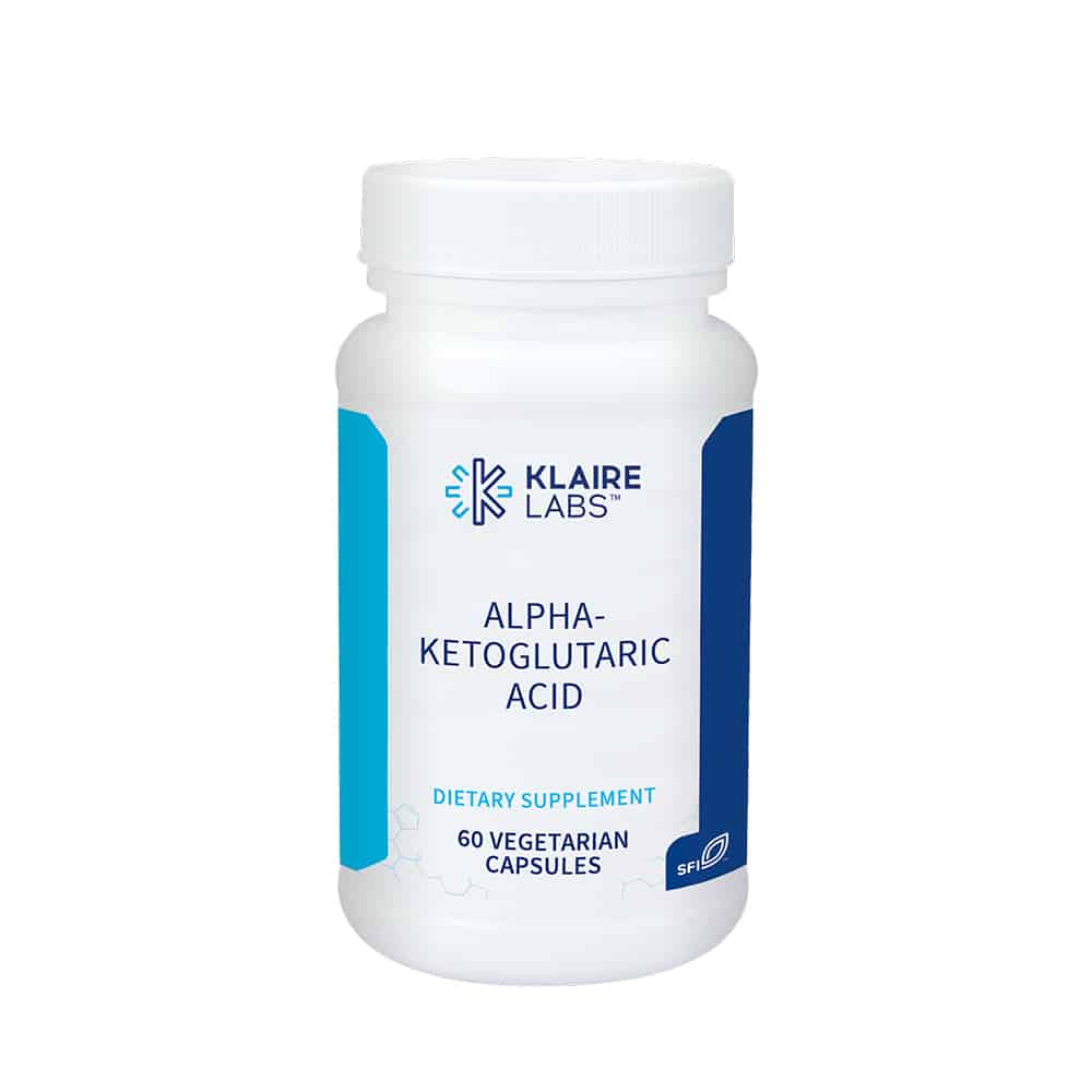 Klaire Labs Alpha-Ketoglutaric Acid 300 mg
